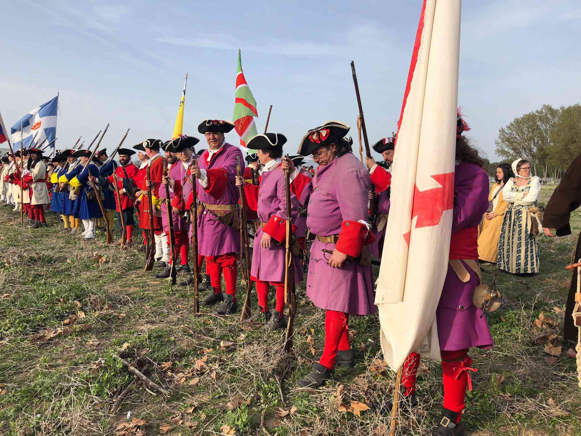 1707 Almansa Histórica - Tercio Antiguo Morados Viejos