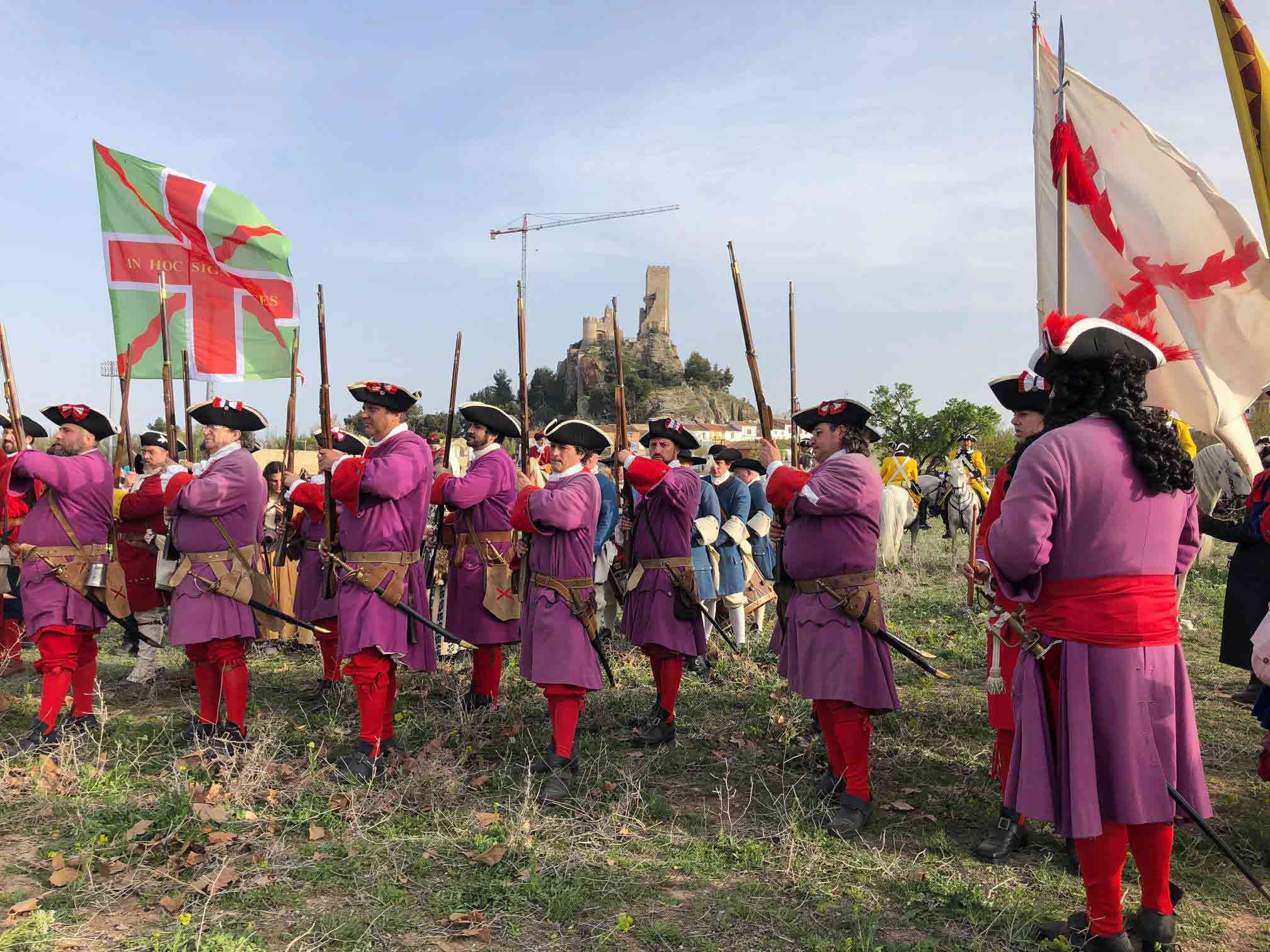 1707 Almansa Histórica - Tercio Antiguo Morados Viejos